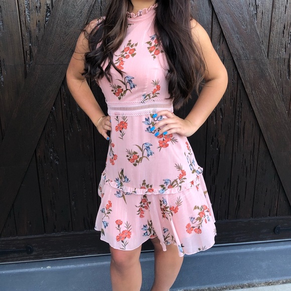 T.J.Maxx | Dresses | Pink Printed Dress | Poshmark